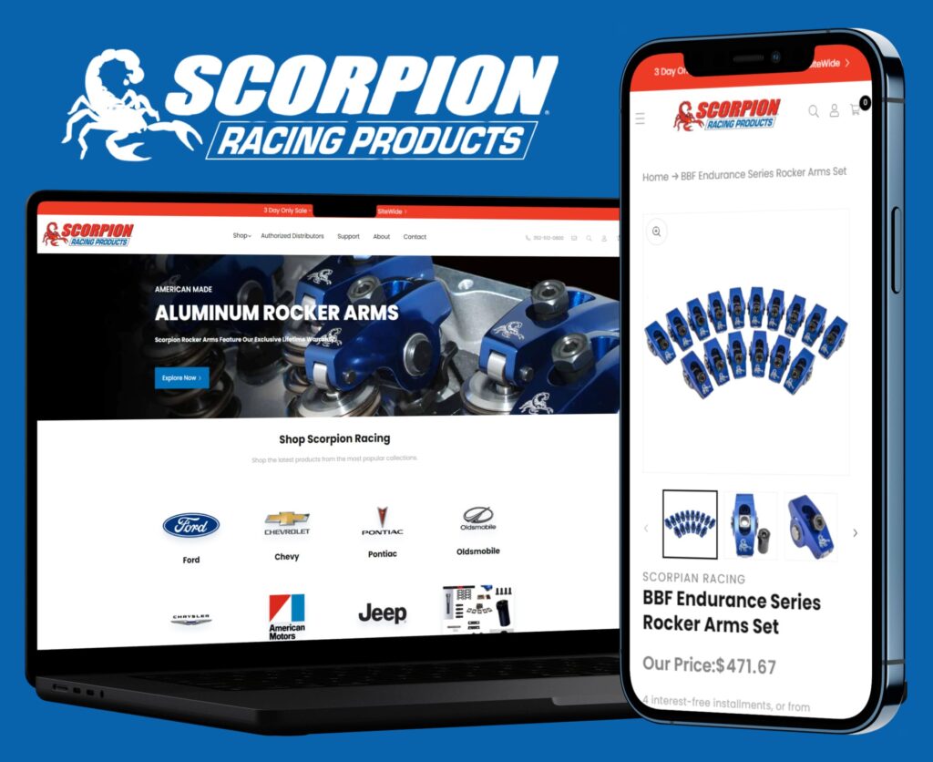 Scorpion Racing Products - Search Auto